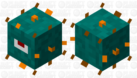 A truly terrifying baby guardian Minecraft Mob Skin