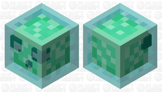when slime jumps in water Minecraft Mob Skin