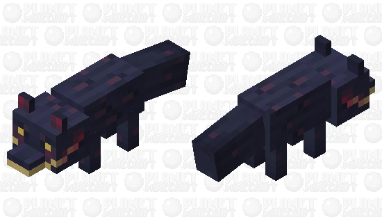 Dire Fox Minecraft Mob Skin