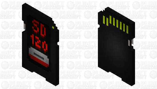 SD card 120 TB Minecraft Mob Skin