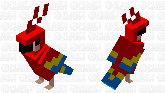 Parrot remastered Minecraft Mob Skin