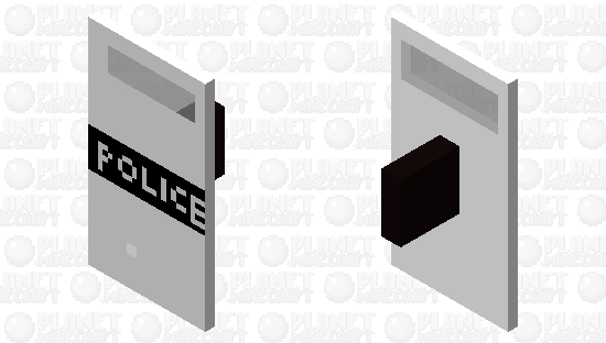 police riot shield Minecraft Mob Skin