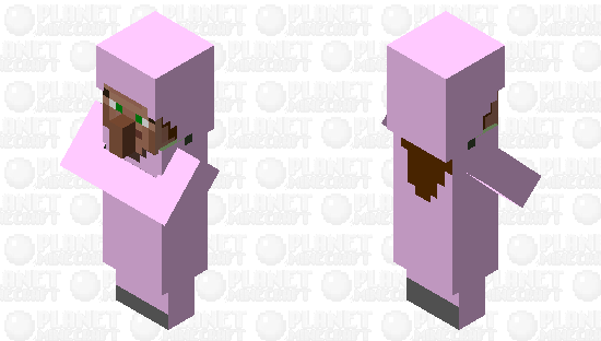 Female Villager Minecraft Mob Skin