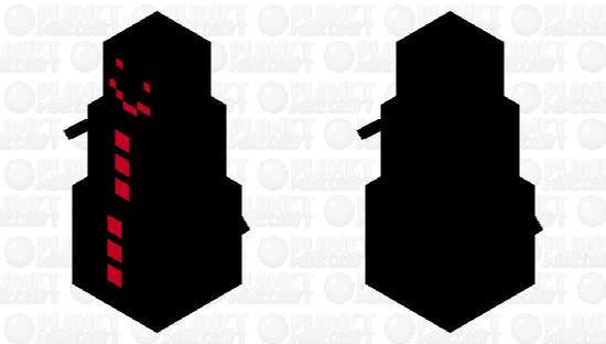 shadow snow golem Minecraft Mob Skin