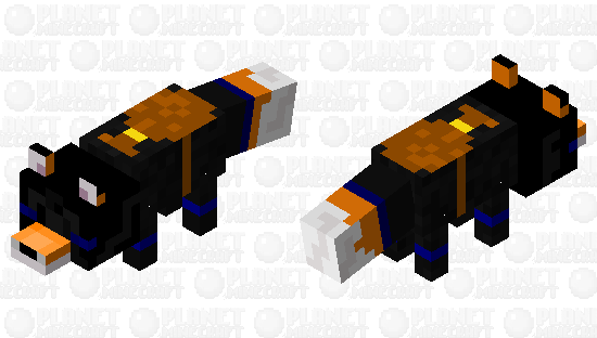 Criminal fox Minecraft Mob Skin