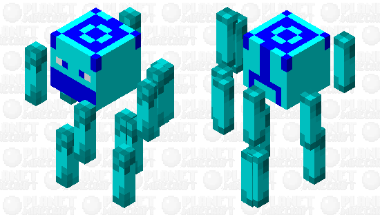 Harper the Blaze Guardian Minecraft Mob Skin