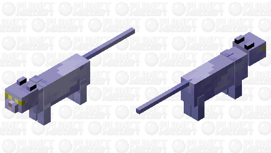 Ghost Cat Minecraft Mob Skin