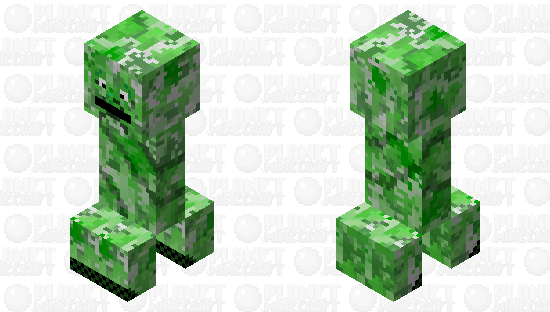 Scary creeper Minecraft Mob Skin