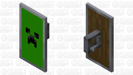 Shield of creeper Minecraft Mob Skin