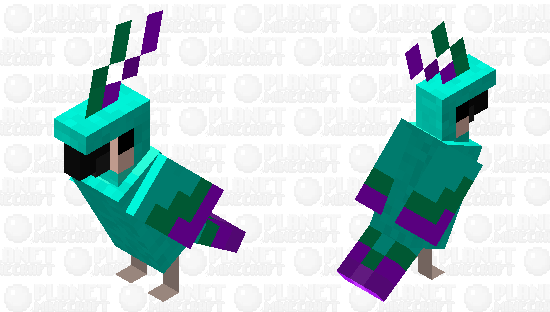 The NEW Parrot Minecraft Mob Skin