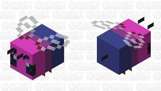 Pride Bee Minecraft Mob Skin