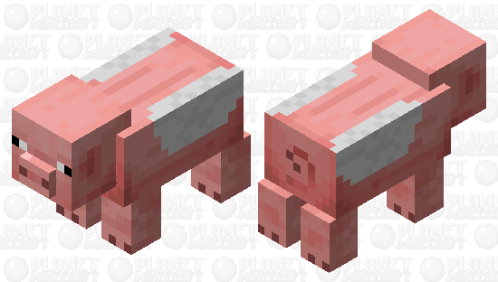 Flying pig Minecraft Mob Skin
