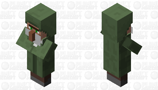 villager with beard Minecraft Mob Skin