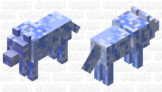 the ghost dog Minecraft Mob Skin