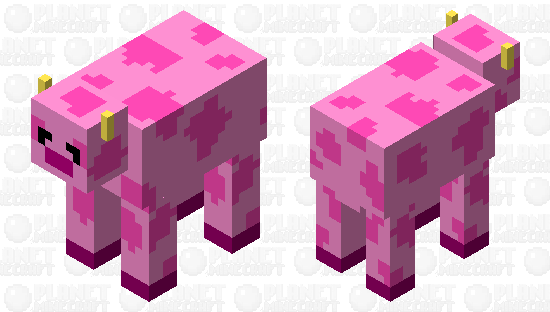 Strawberry cow Minecraft Mob Skin
