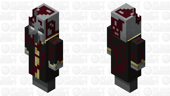 Bloody Evoker Minecraft Mob Skin