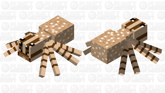 Mama Wolf Spider Minecraft Mob Skin