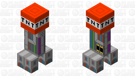 Boom Bot Creeper Minecraft Mob Skin