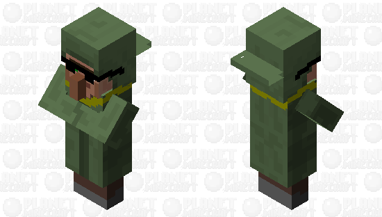 vilager thug Minecraft Mob Skin