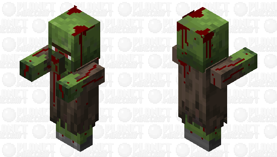 Death Zzombie Villager Minecraft Mob Skin