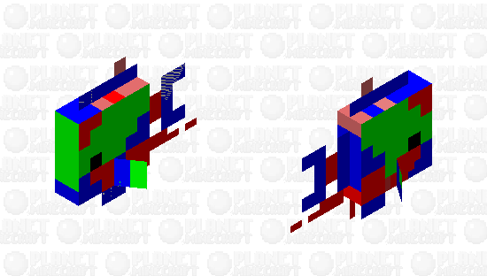 The Rainbow Fish Minecraft Mob Skin