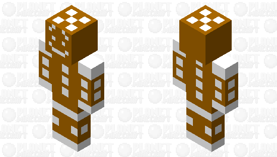Gingerbread Man Minecraft Mob Skin