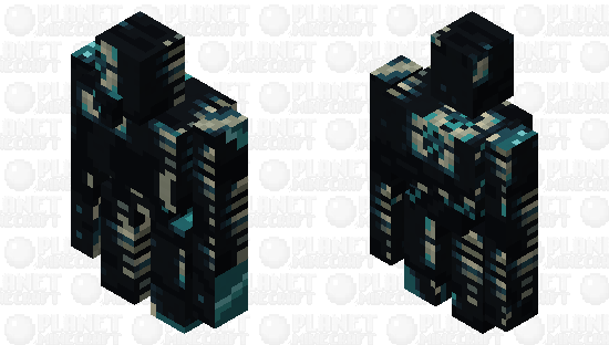 Cursed Warden(Sorry I got Bored) Minecraft Mob Skin