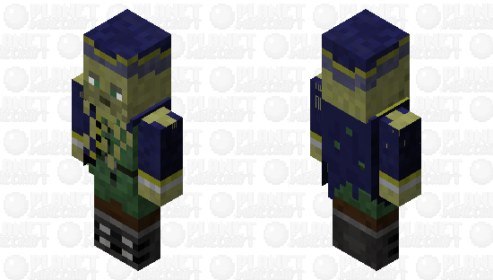 Davy Jones (Potc) Minecraft Mob Skin