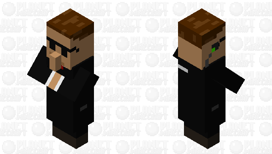 CIA Villager Minecraft Mob Skin