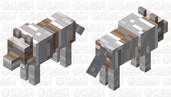 cursed doge (wild) Minecraft Mob Skin