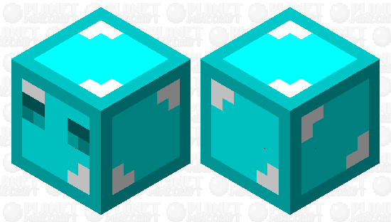 Diamond cube Minecraft Mob Skin