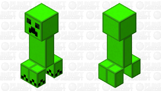 Creeper Minecraft Mob Skin