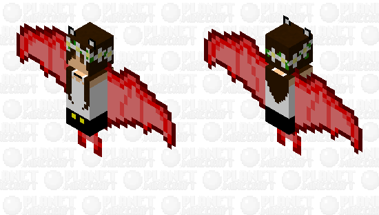 bat girl Minecraft Mob Skin