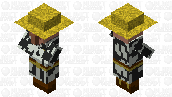 cow_boy villager Minecraft Mob Skin
