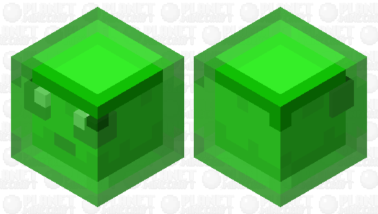 Cartoonish Slime Minecraft Mob Skin