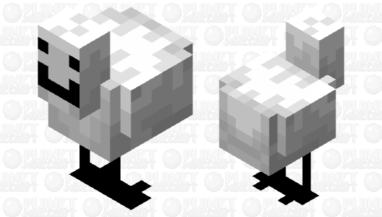 AbStRaCt chicken Minecraft Mob Skin