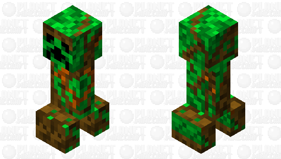 Jungle Creeper Minecraft Mob Skin