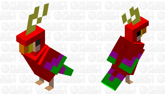 Parrot 2.0 Minecraft Mob Skin