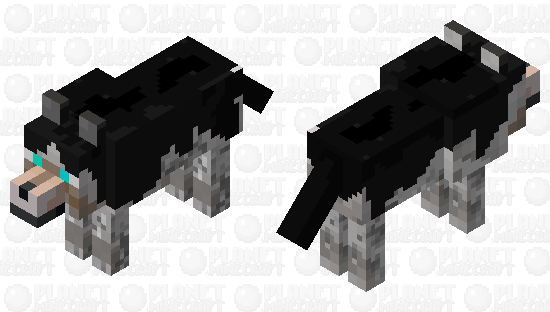 Lobo Domesticado Minecraft Mob Skin