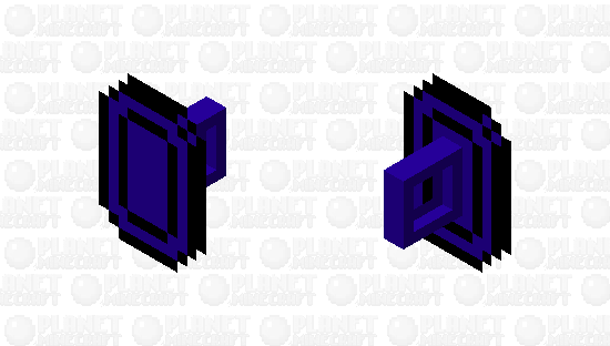 small combat shield black and blue Minecraft Mob Skin