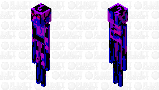 End corrupt enderman Minecraft Mob Skin