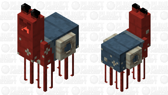 Pack Crab, Now with Barnacles! Minecraft Mob Skin