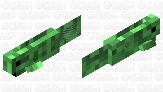 creeper fish Minecraft Mob Skin