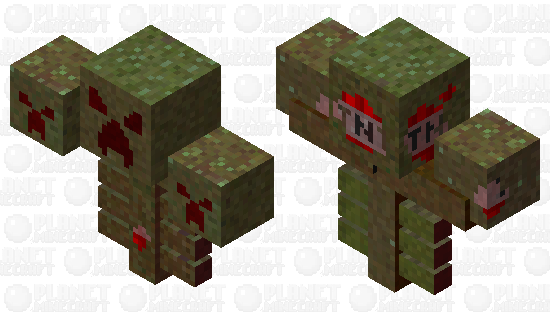 Creeper god Minecraft Mob Skin