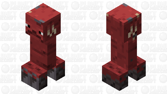 Strider Creeper Minecraft Mob Skin