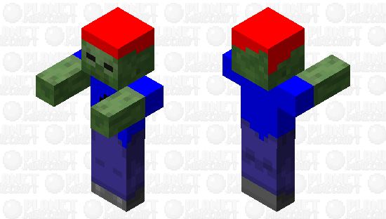mc Zombie Minecraft Mob Skin