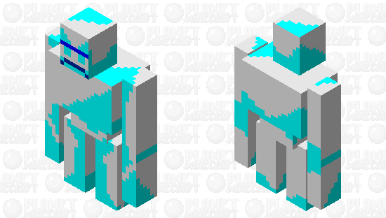 neutral IceMan Minecraft Mob Skin