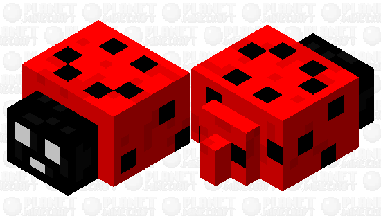 Lieveheersbeestje (ladybug) Minecraft Mob Skin