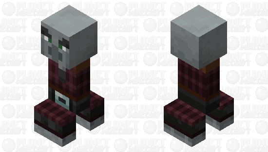 Pillager Creeper Minecraft Mob Skin