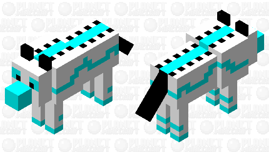 dimond wolf Minecraft Mob Skin